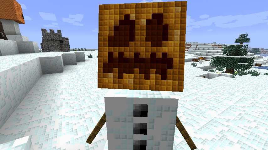 Snow Fort and Chicken Farm Minecraft Map