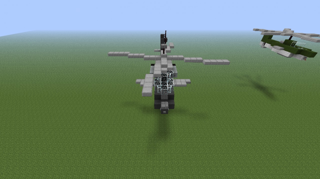 AH-64 Apache Minecraft Map
