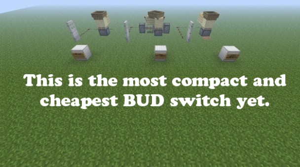 wireless with no Sticky Piston BUD switch - Minecraft Blog