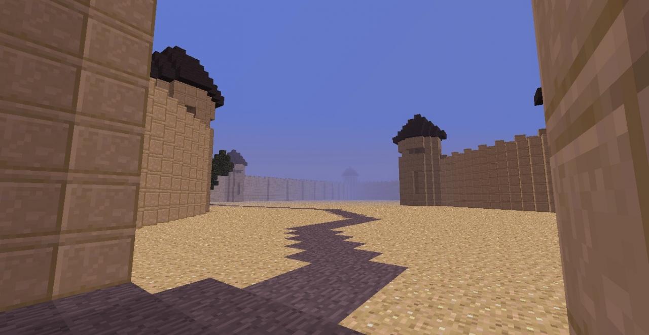 Synthia the Sandstone Fortress Minecraft Map