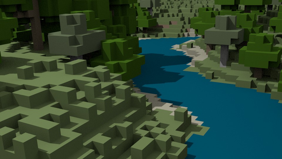 Blender Images Minecraft Map