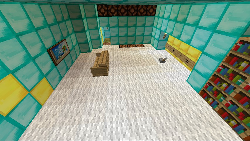 Fully Automatic House v1 (200+ Redstone) Minecraft Map