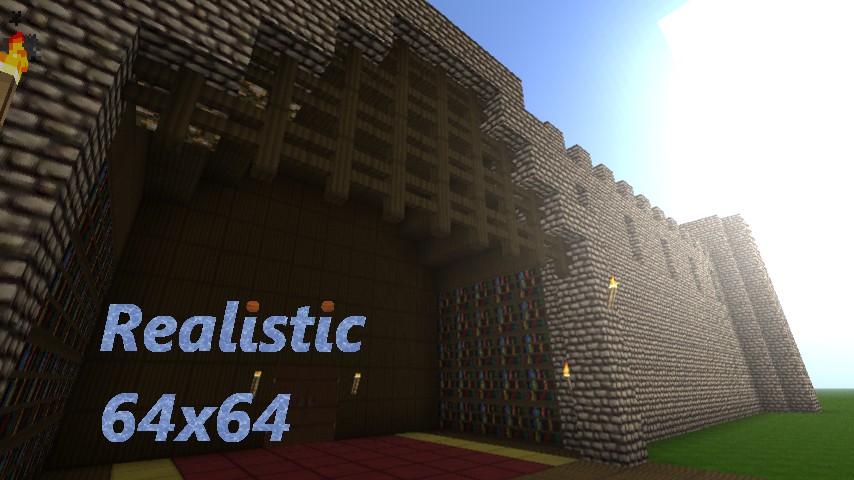 Semi-realistic 64x64 [Broken link] Minecraft Texture Pack