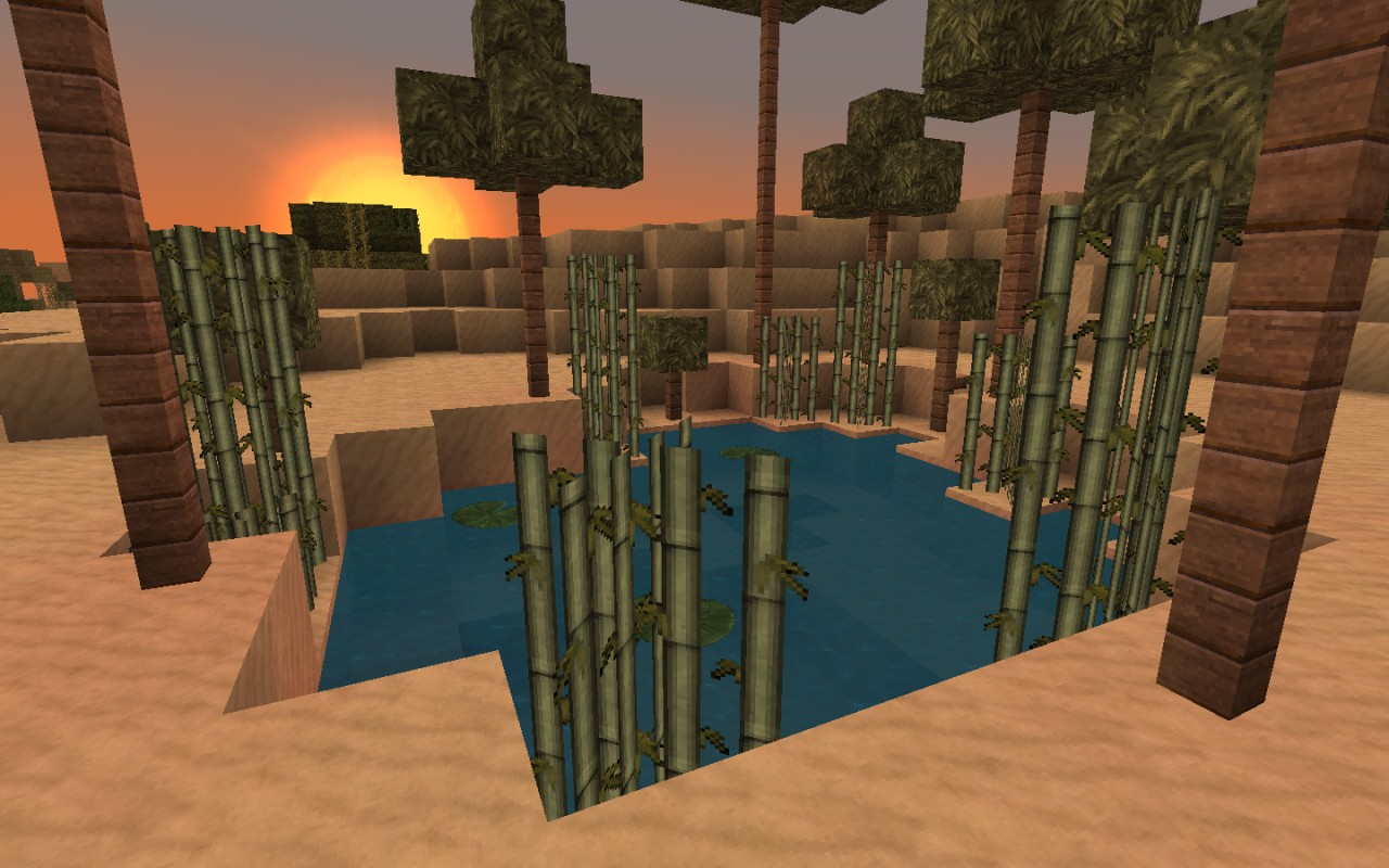 Oasis Temple Minecraft Map