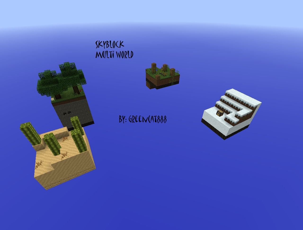 SkyBlock MultiWorld Minecraft Map