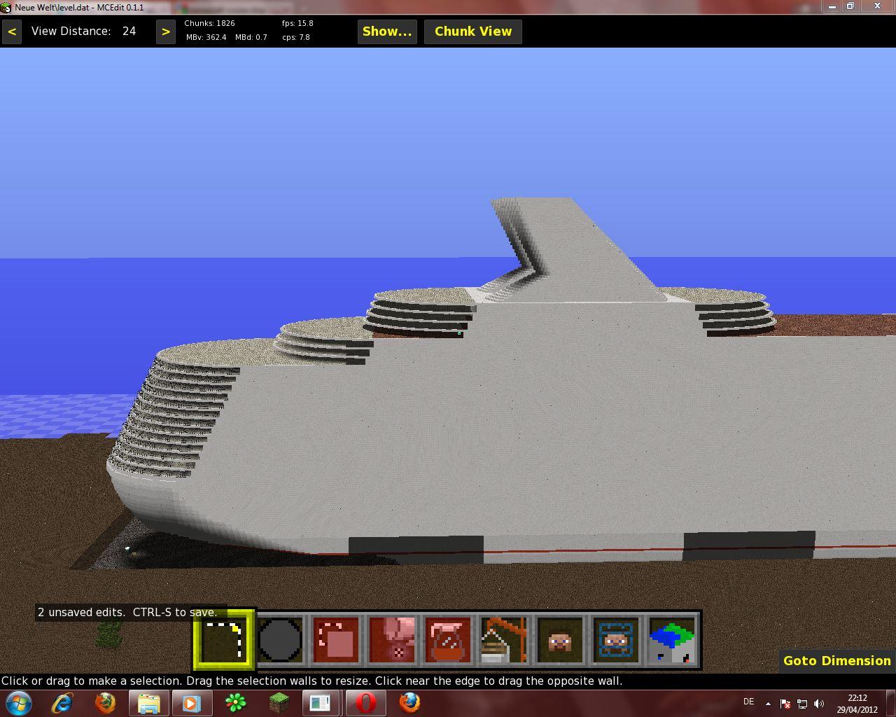 My Gigantic Capitolship Titan Minecraft Map