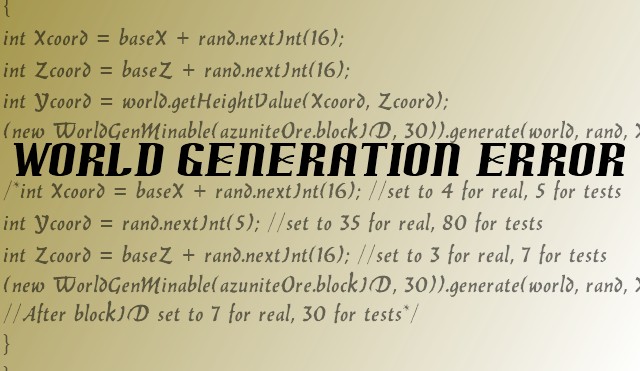[modding] Block Generation Problem