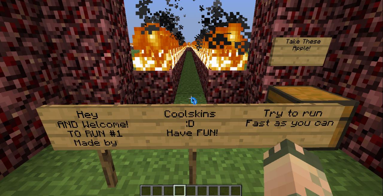 RUN FASTER #1 Minecraft Map