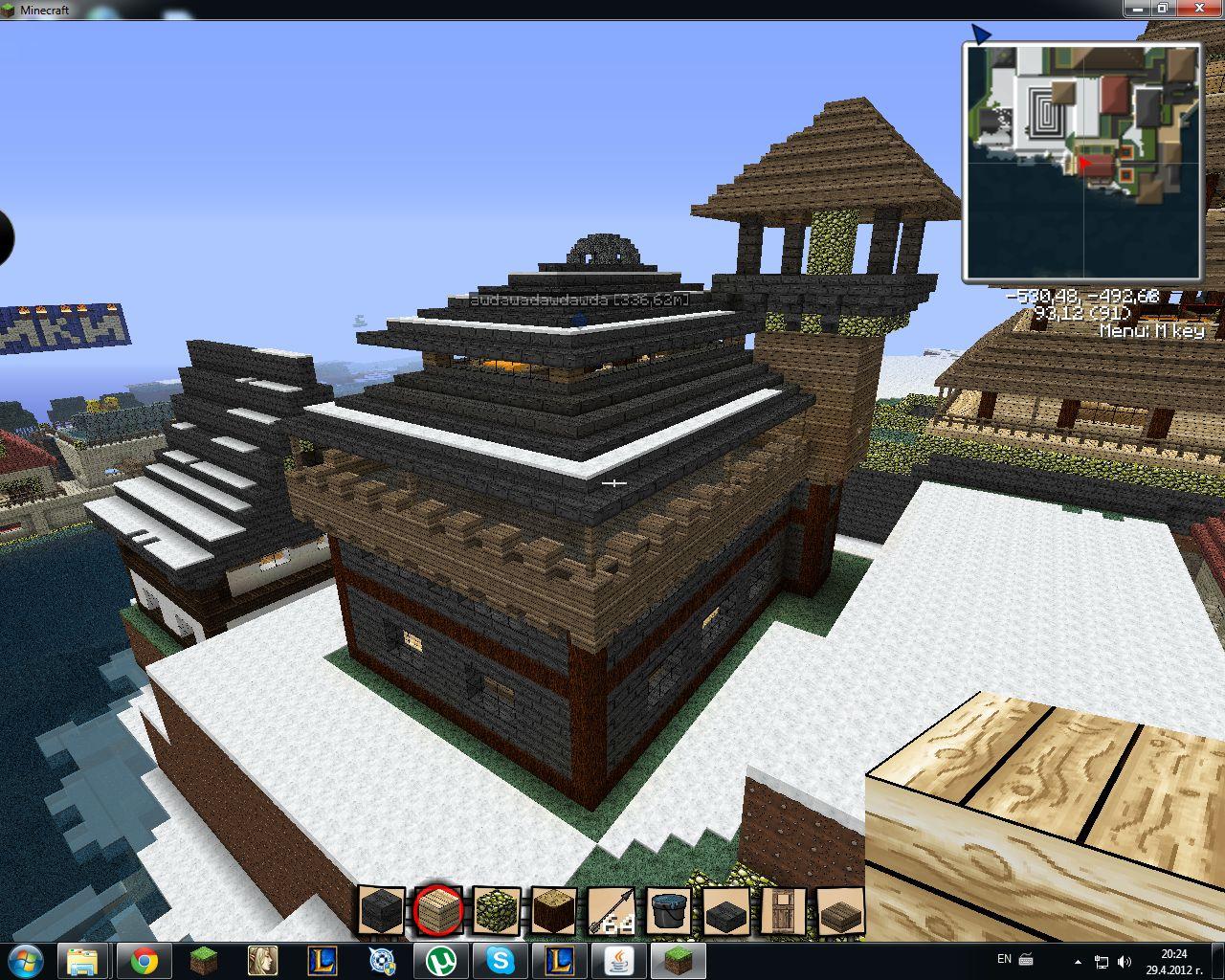 Chinese villager house Minecraft Map