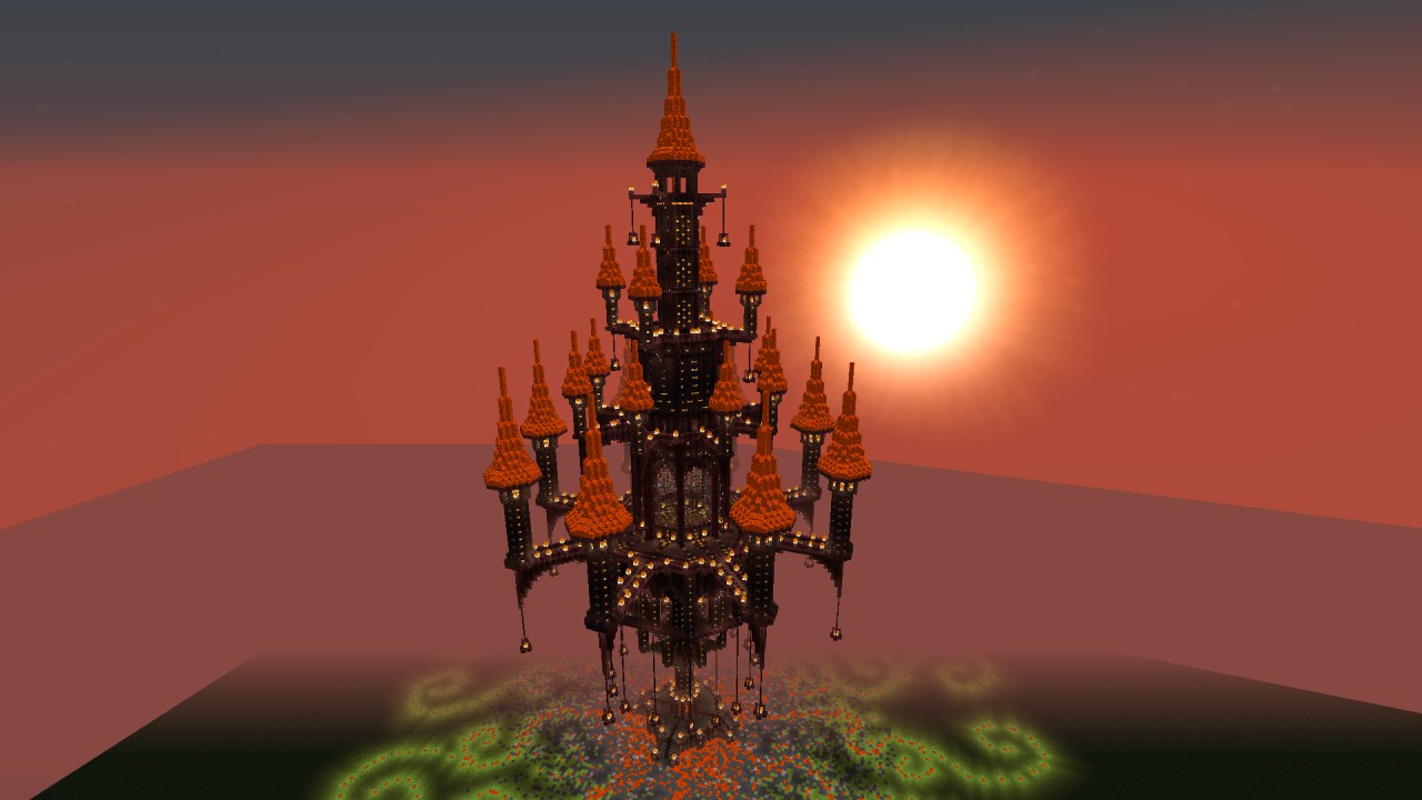 The Temple of Fire Minecraft Map
