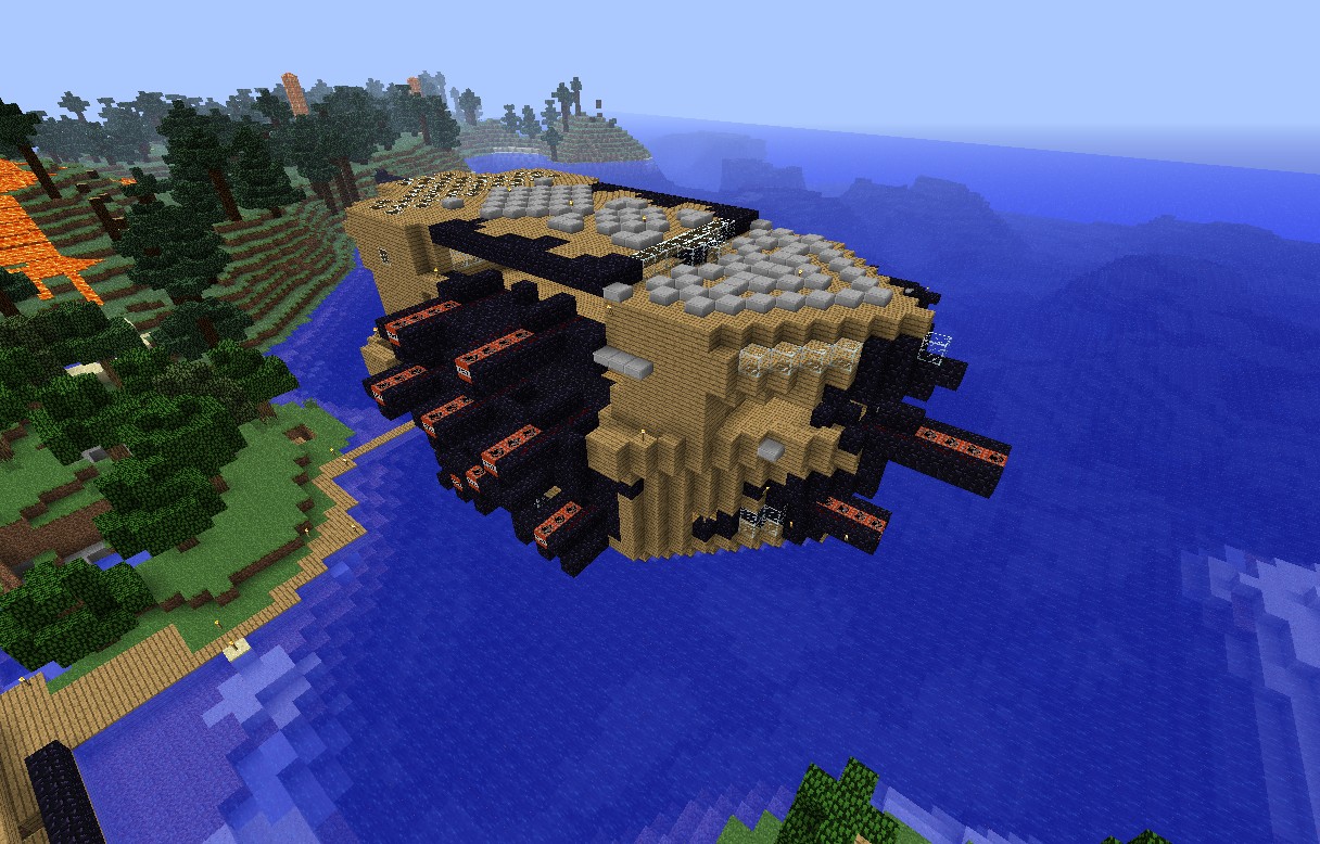 Dreadnaught Battleship Minecraft Map