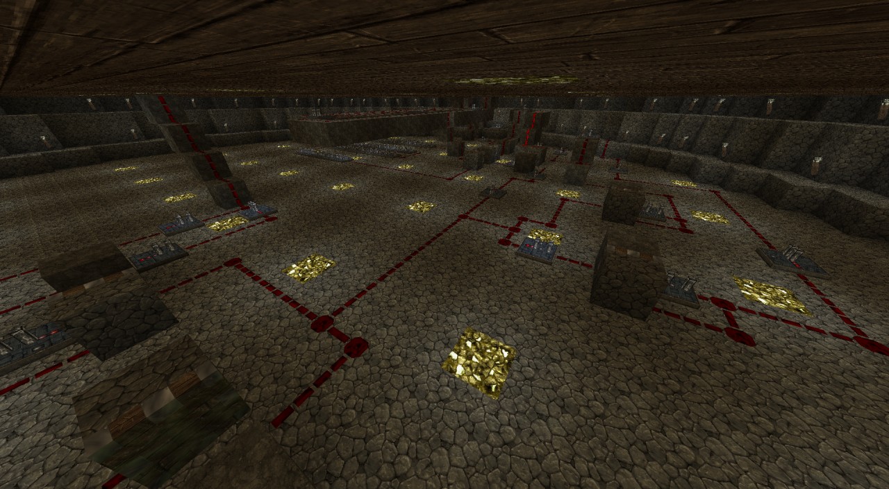 Functional floating fortress Minecraft Map