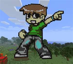A collection of Pixel Art Minecraft Map