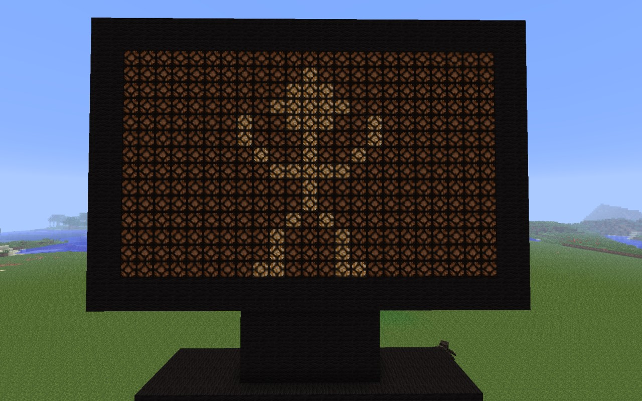 programmable screen (shows anything) Minecraft Map