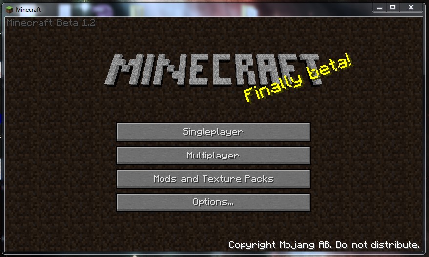 Bringing back all the versions of minecraft! Minecraft Map