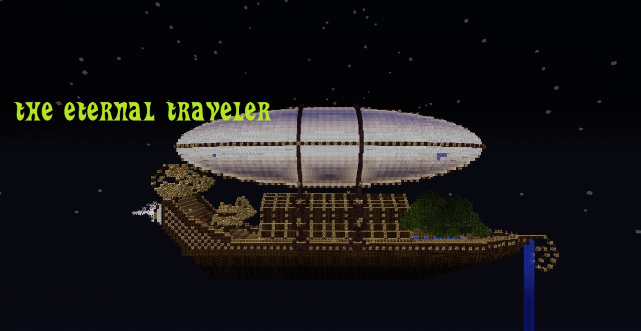The eternal traveler (Minecraft zeppelin) Minecraft Map