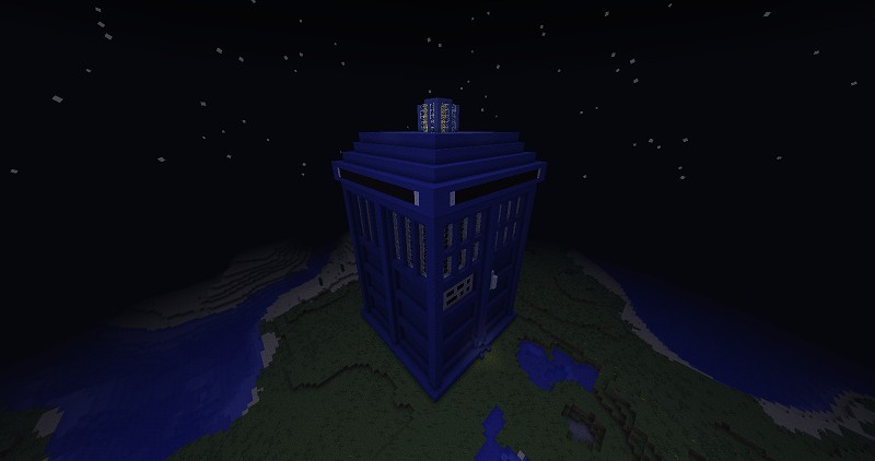 9th/10th doctor TARDIS Minecraft Map