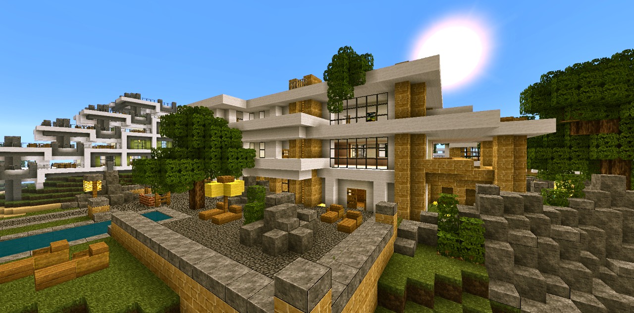 Design House 1, Design project, Pearl Bay project Minecraft Map
