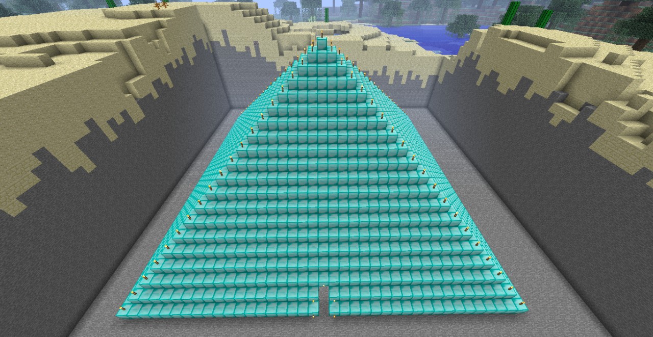 Diamond Piramid Realy Cool Minecraft Map