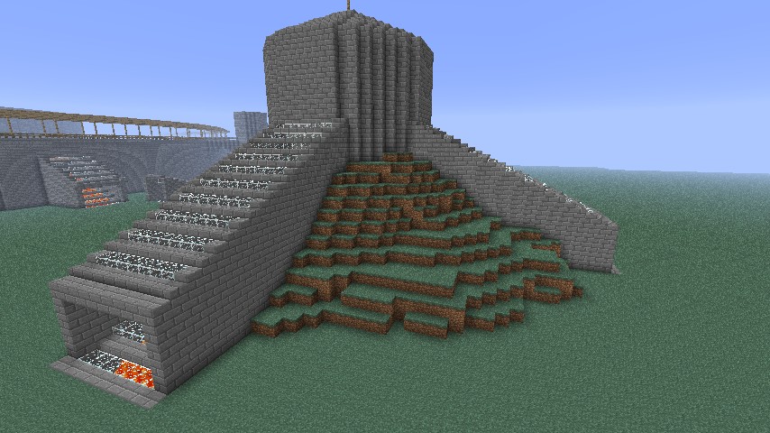 Spawn Tower - Lava motive Minecraft Map