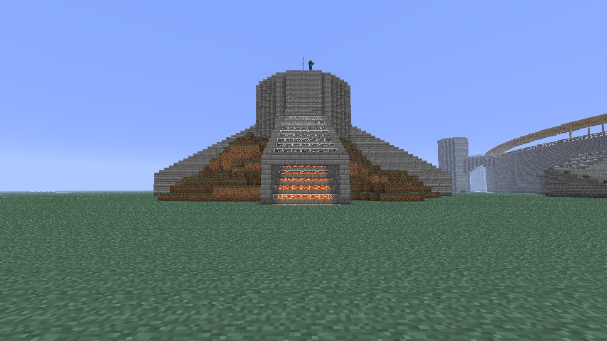 Spawn Tower - Lava motive Minecraft Map