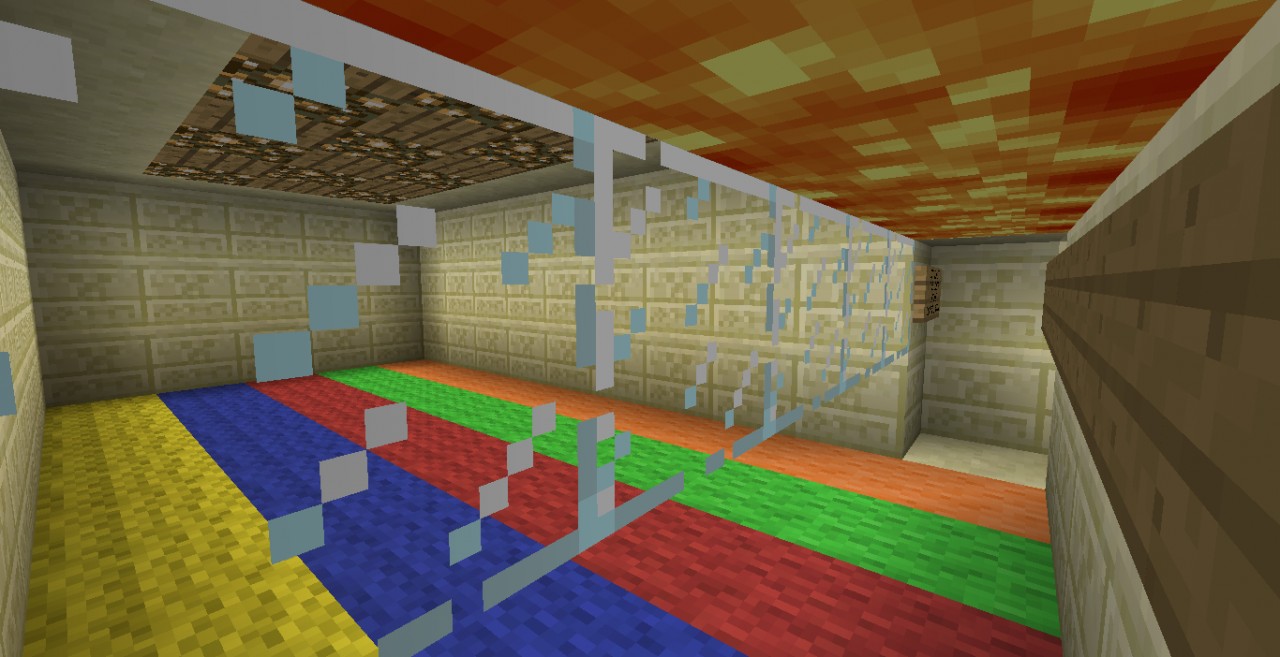 Rainbow runners full programmable Minecraft Map