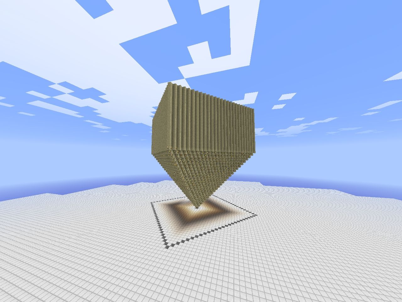 largest pyramid of sand Minecraft Map