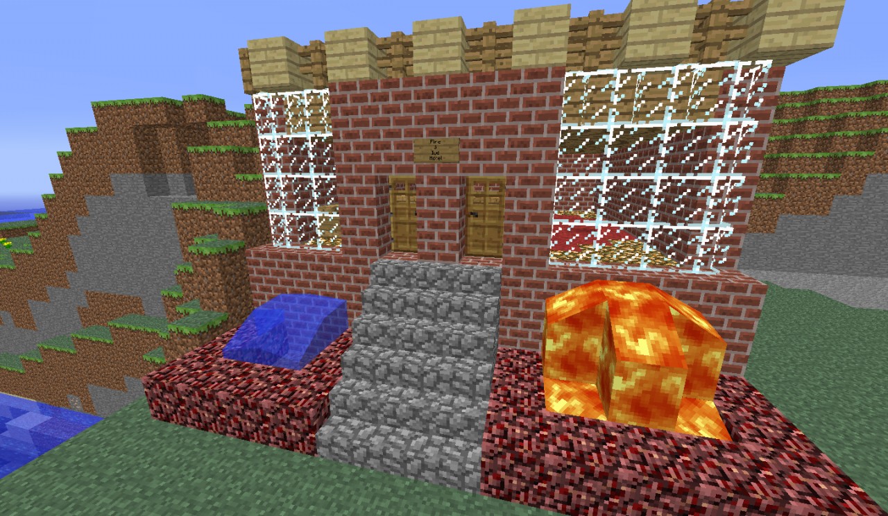 Fire and Ice Hotel Minecraft Map