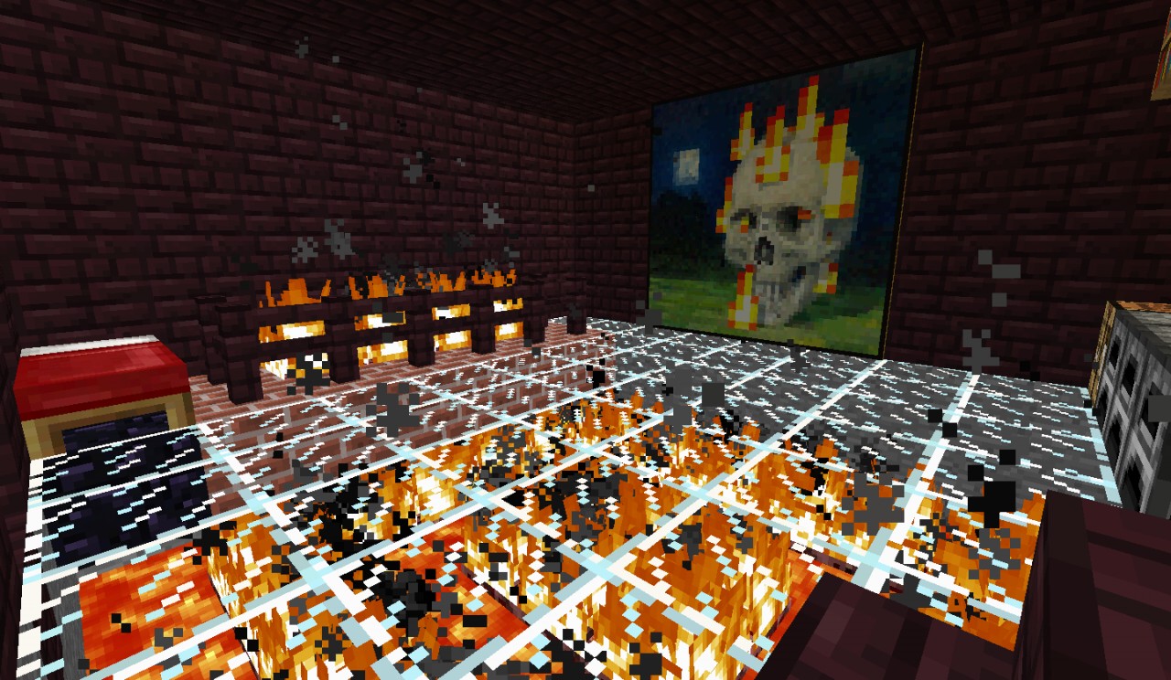 Fire and Ice Hotel Minecraft Map