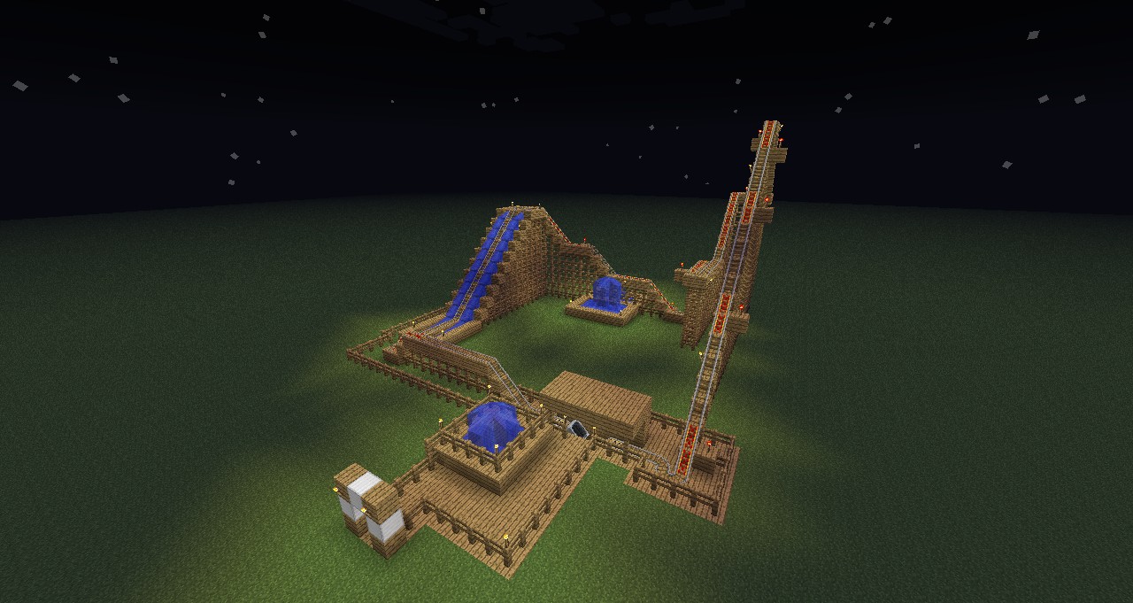 Wood Coaster Minecraft Map