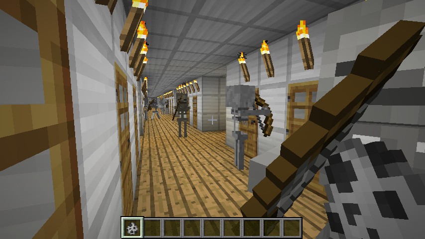 Skeleton School adventure map Minecraft Map