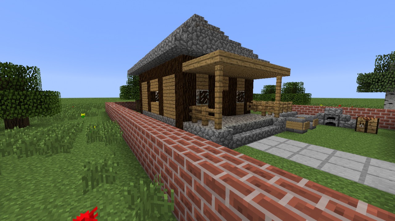 House of Noobs / Survival Flat Grass! Minecraft Map