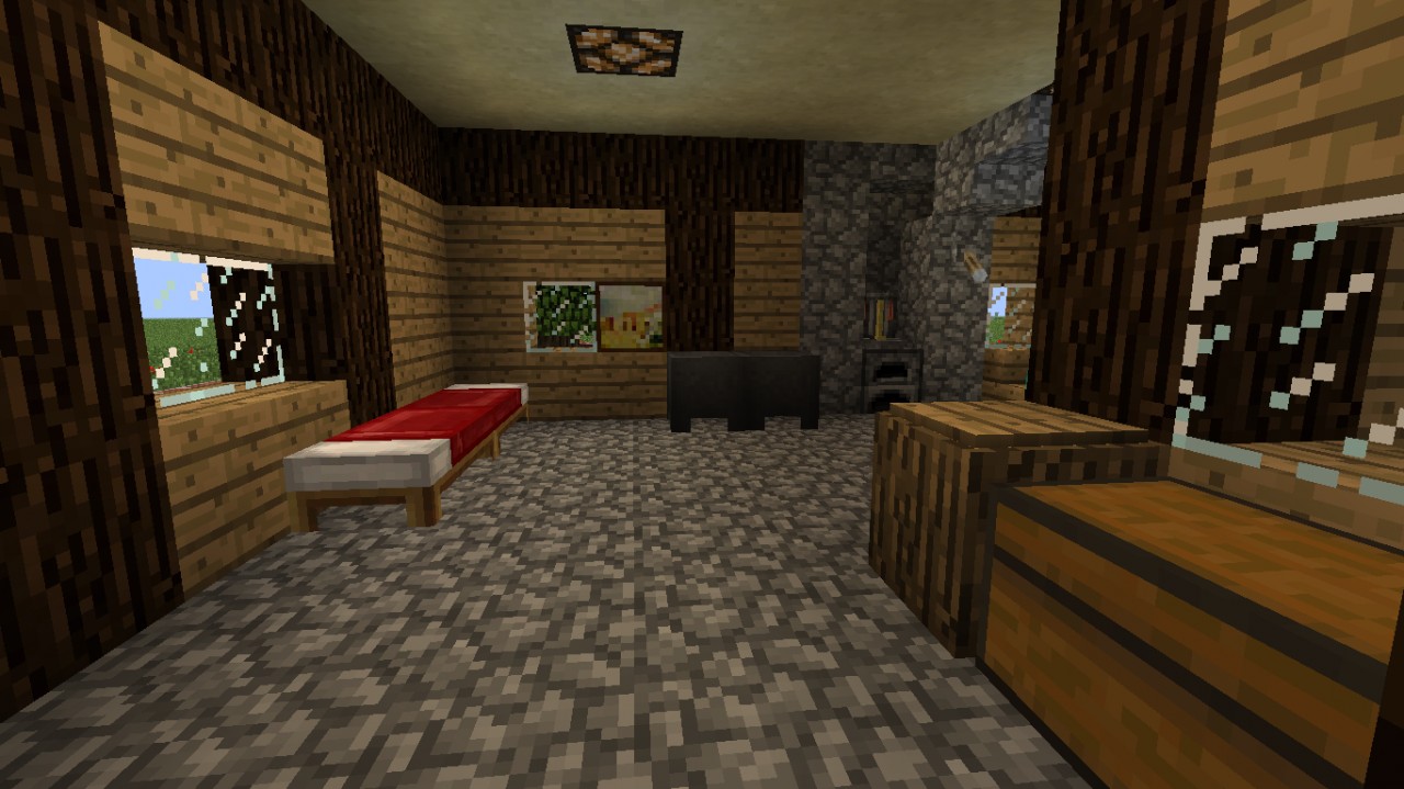 House of Noobs / Survival Flat Grass! Minecraft Map