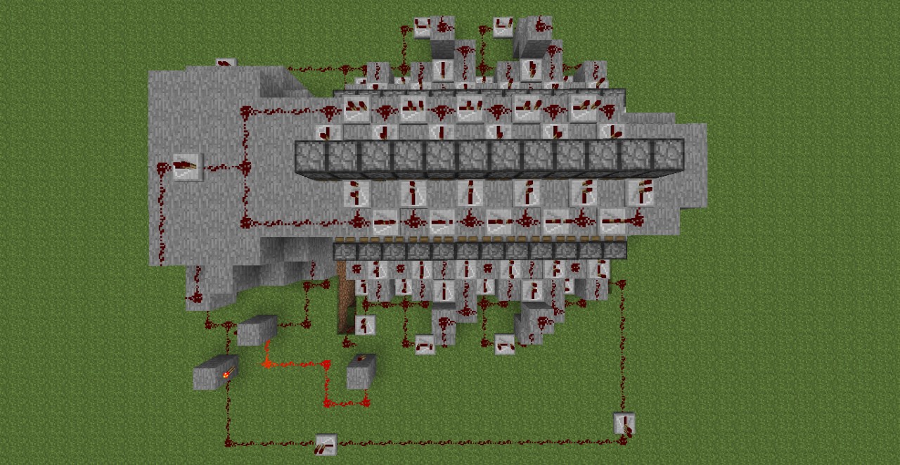 Piston Corridor Minecraft Map