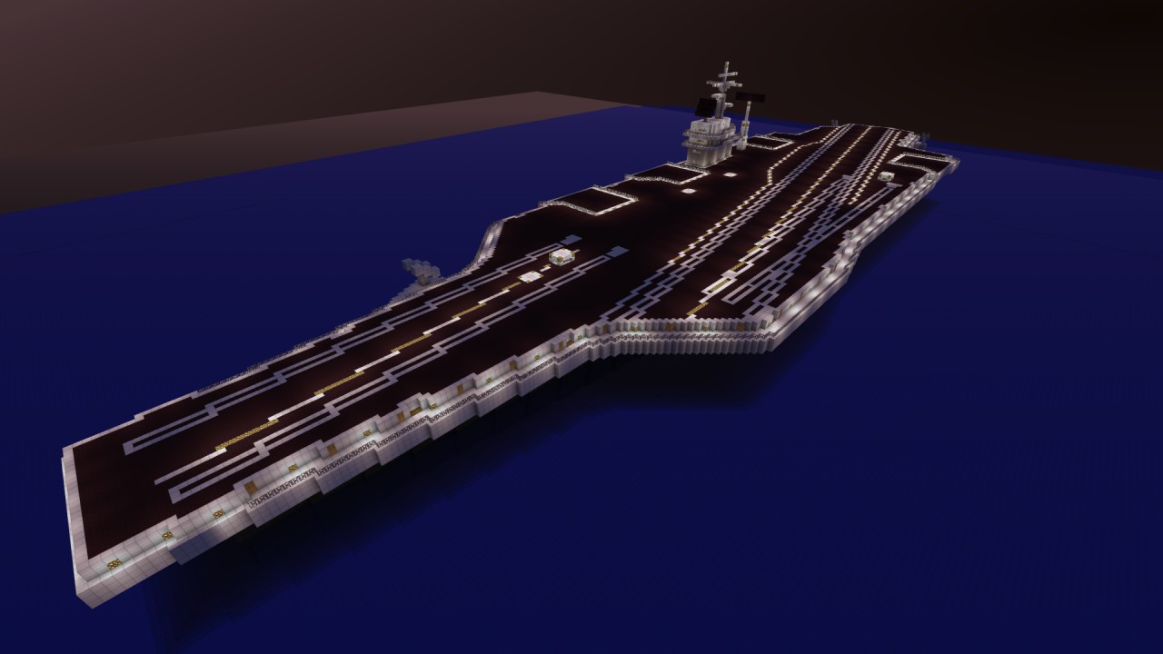 Nimitz Class Aircraft Carrier Minecraft Map