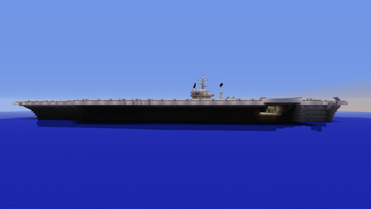 Nimitz Class Aircraft Carrier Minecraft Map