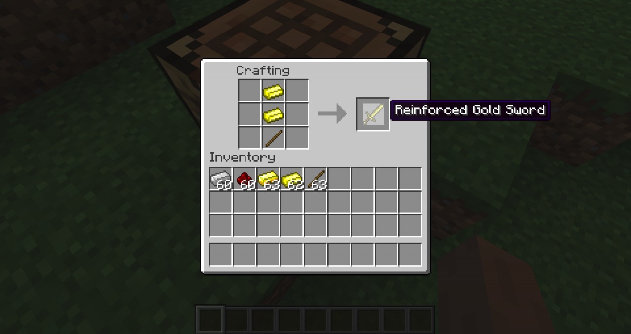 Reinforced Gold Mod Minecraft Mod