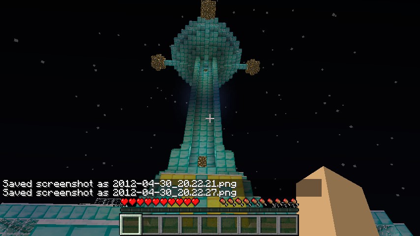 diamond tower Minecraft Map