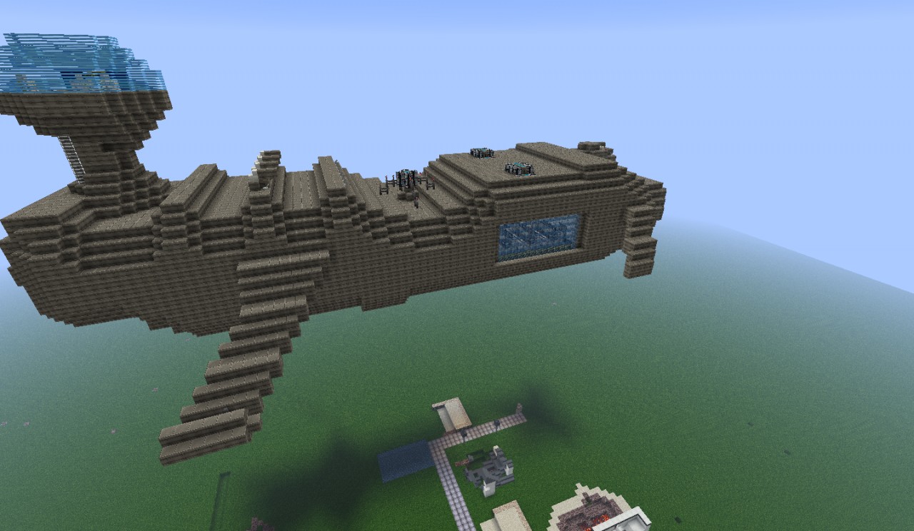 U.F.R Hydra Class Frigate Minecraft Map