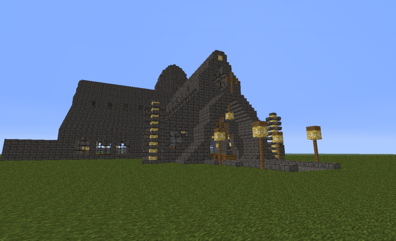 Traditional Cathedral (DETAILED) Minecraft Map