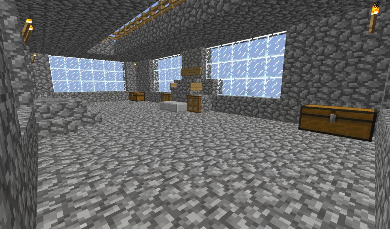 Small Castle w/ Lava Moat Minecraft Map