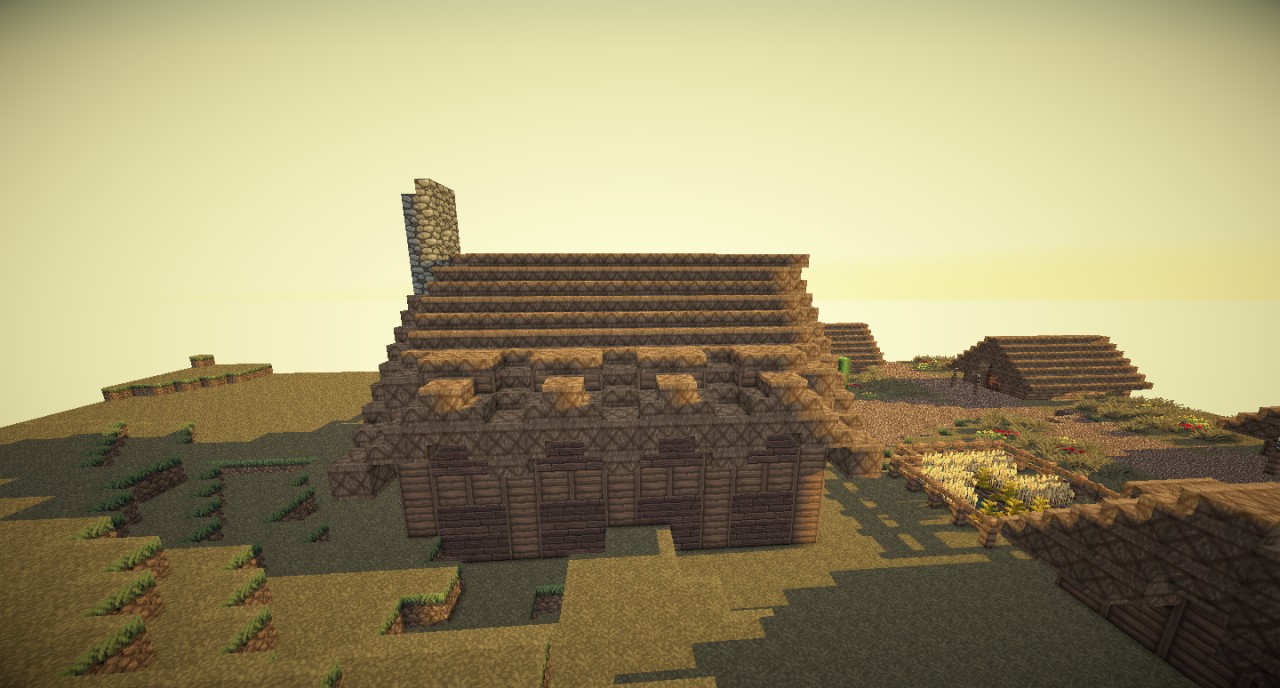 Saxon Large Hall Minecraft Map