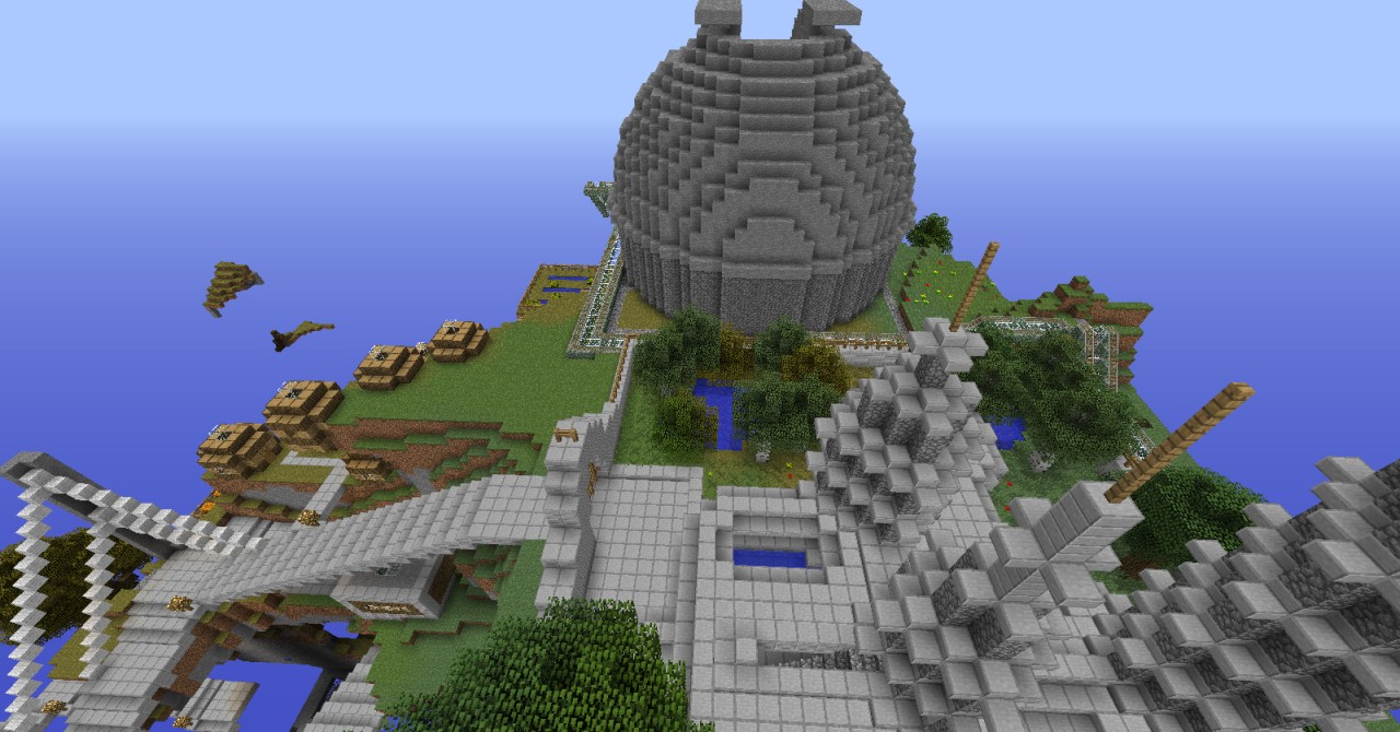 sky world Minecraft Map