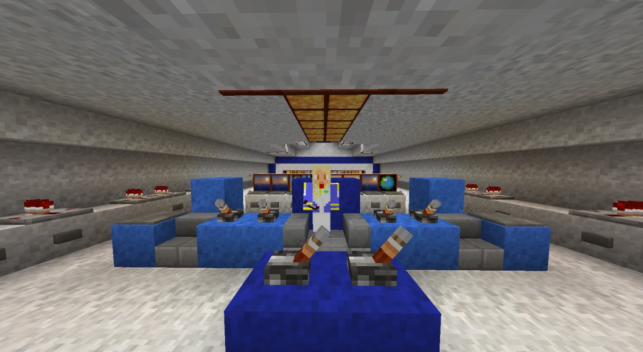 Izumo-class ship Gundam Schematic and World Save Added Minecraft Map