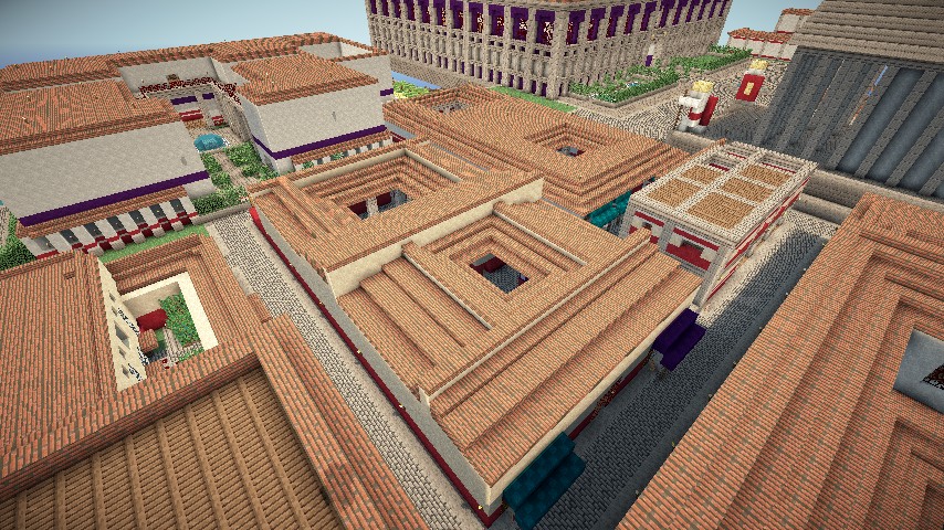 Roman Domus - Historically Accurate (World Save, Schematics) Minecraft Map