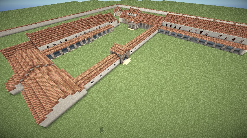 Minecraft Roman Villa Farm Minecraft Small Creations 78