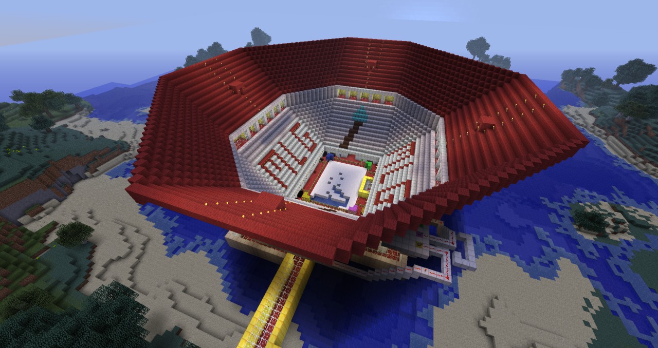 Minecraft Spleef Arena Minecraft Map