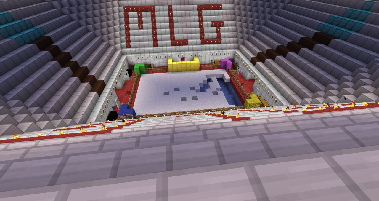Minecraft Spleef Arena Minecraft Map