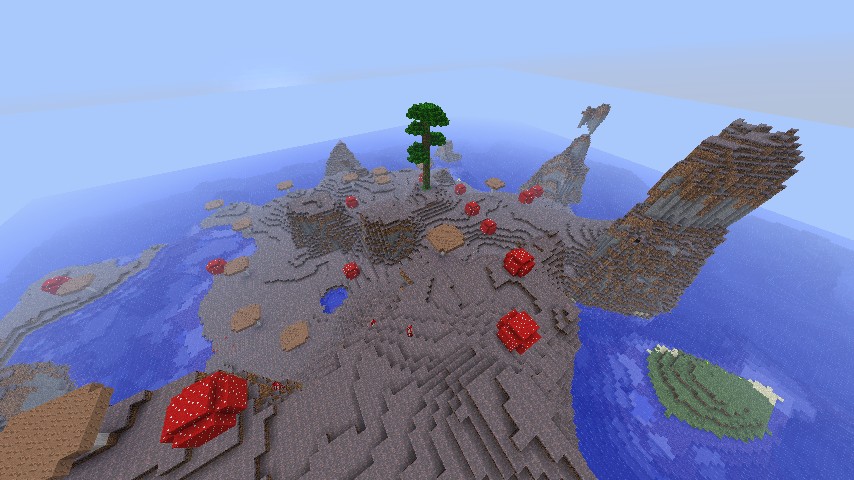 Mooshroom Island Survival Minecraft Map