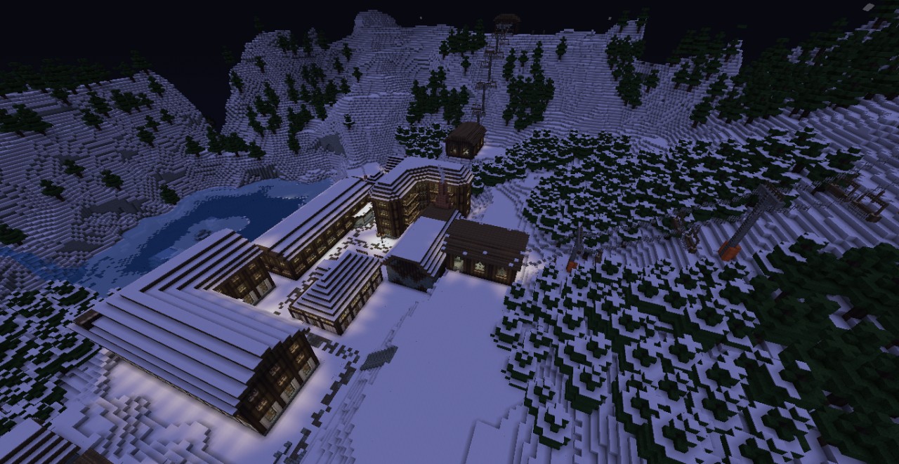 Timelapse - Ski Resort Minecraft Map